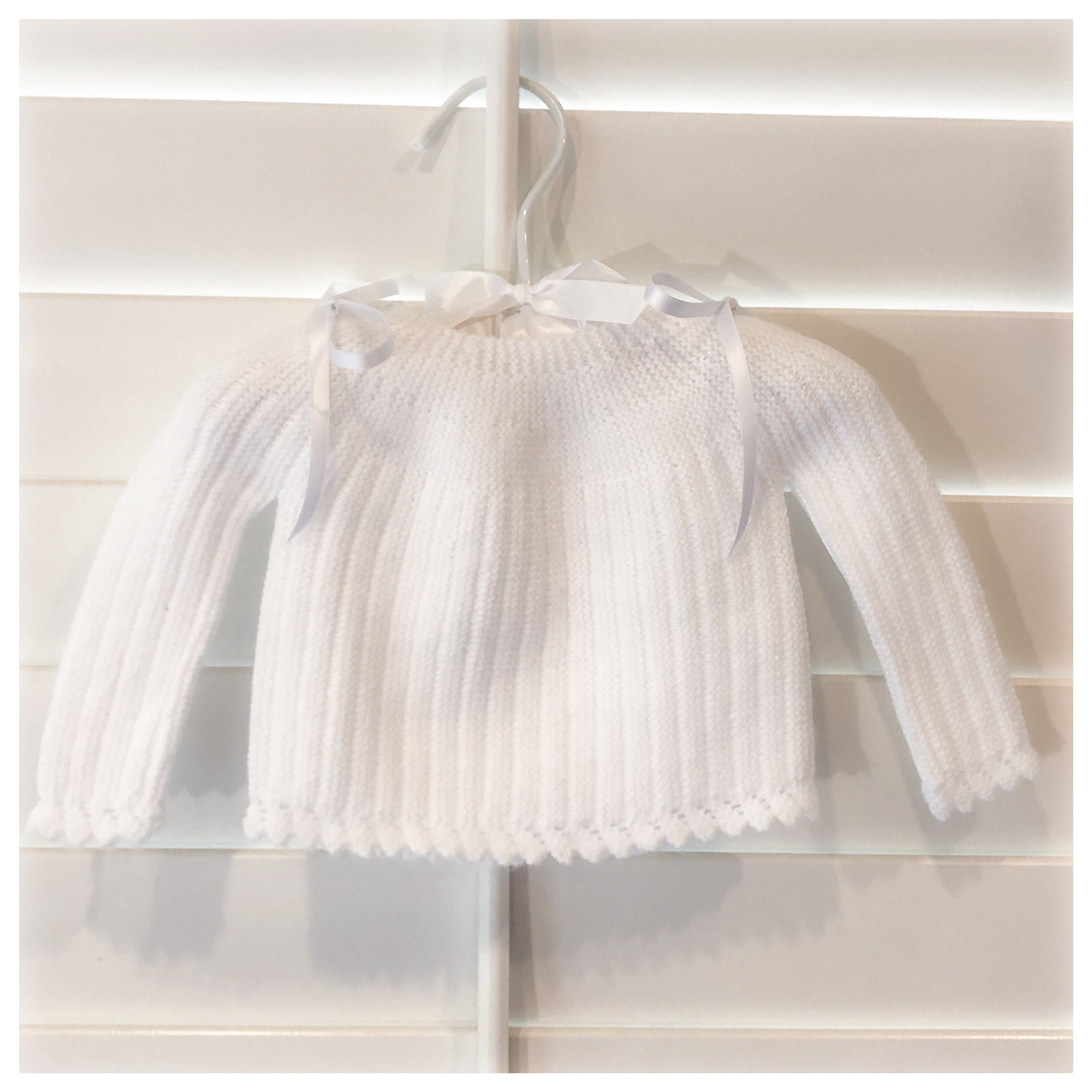 Sunbeam Baby Sweater Knitting Pattern 124 Patrón Jersey Bebé inglés ...