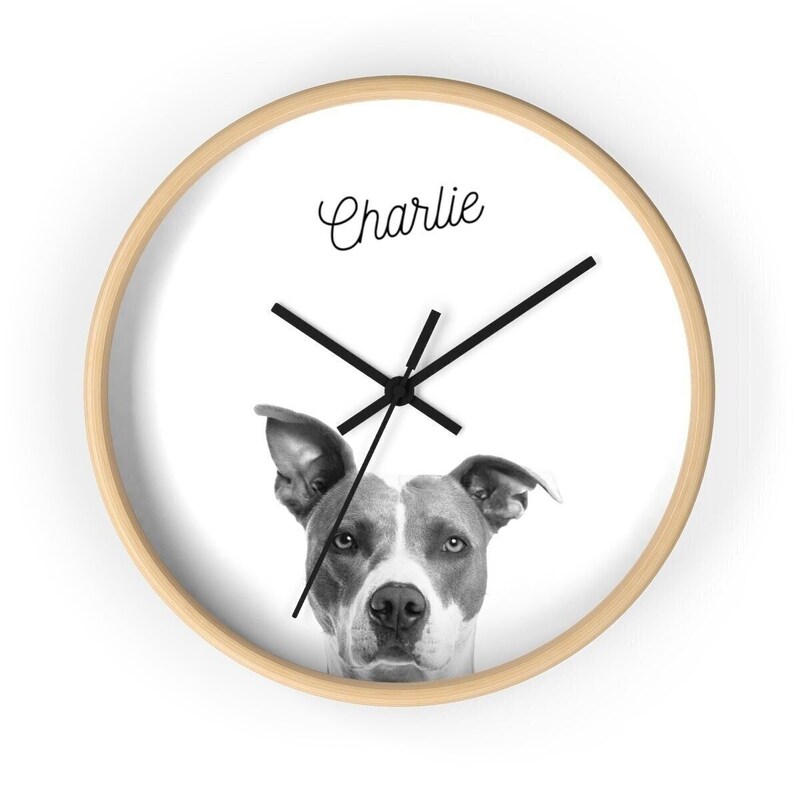 Dog Clock - Etsy