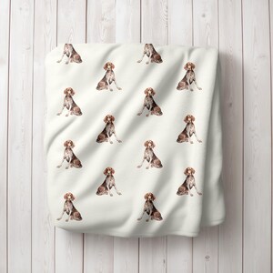 German Pointer Watercolor Minky Fleece Blanket GSP Baby Blanket GSP ...