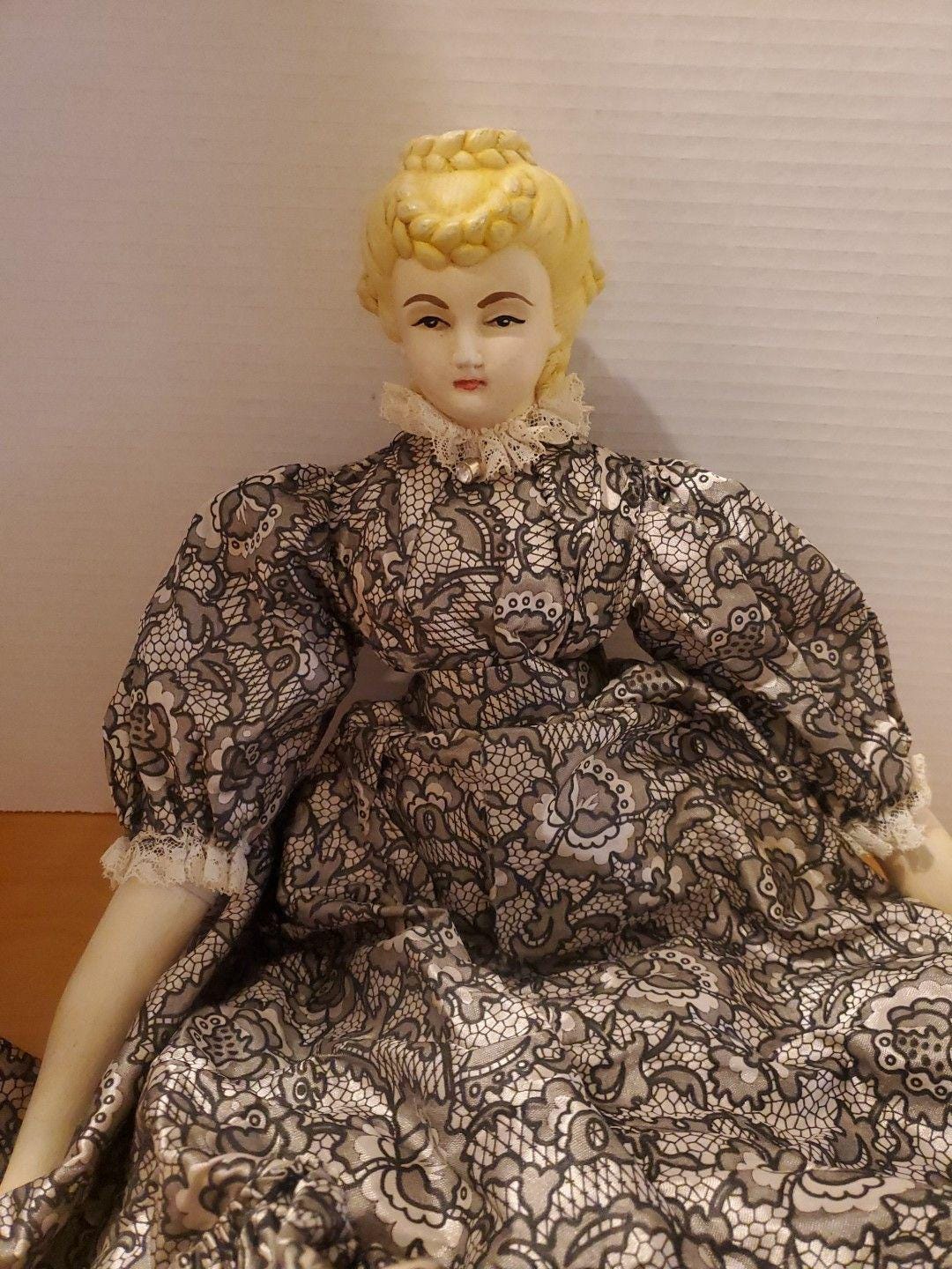 Antique Reproduction Victorian Parisian French Parisian Type Woman Girl ...
