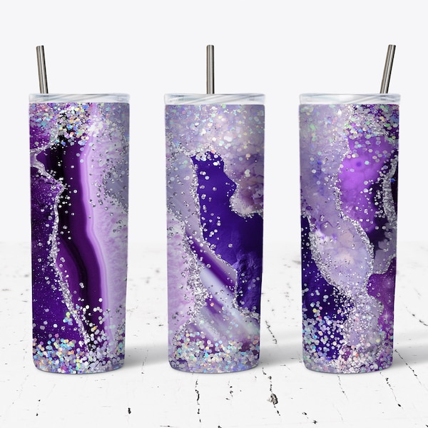 Purple Glitter Etsy