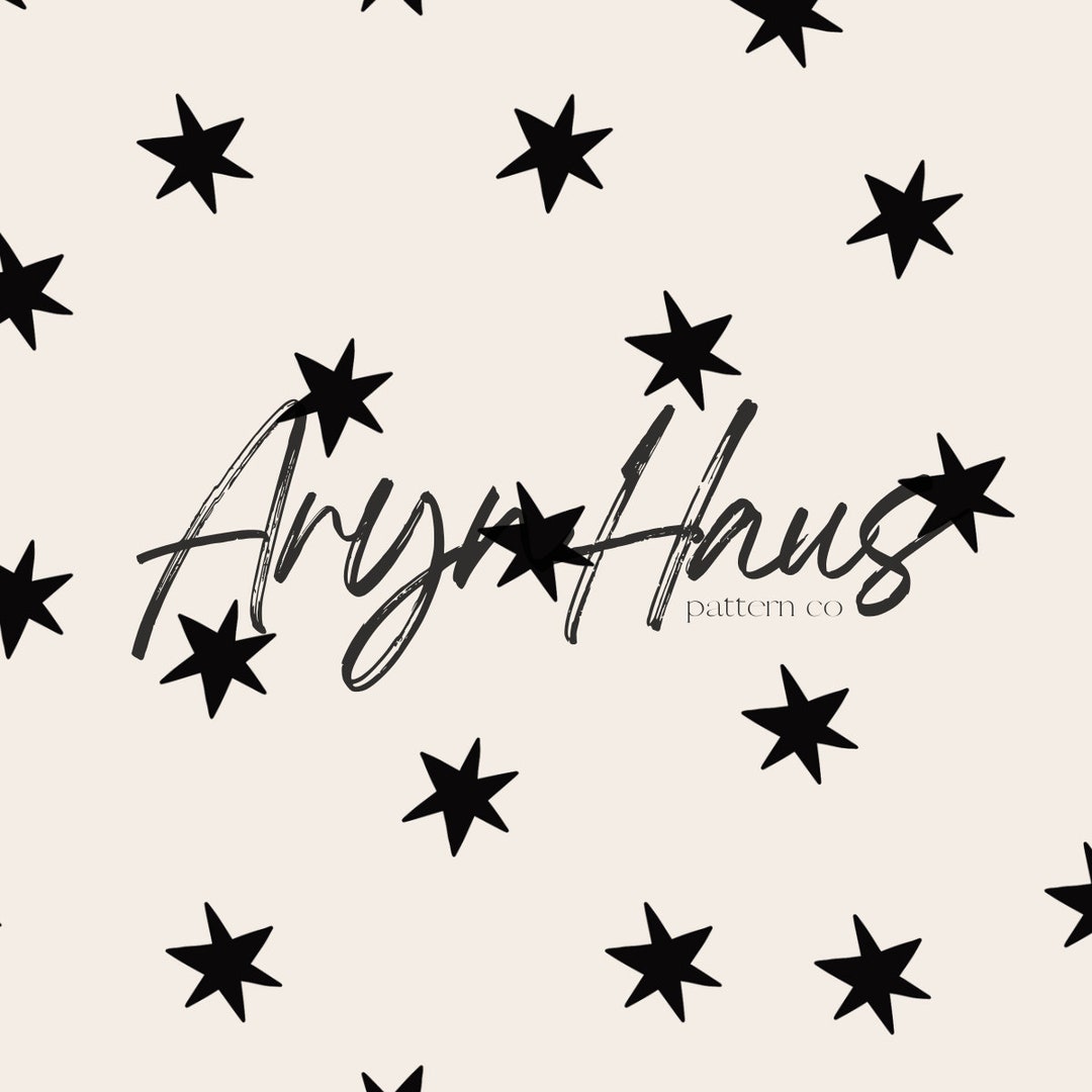 Minimalist Star, Seamless Papers, Repeat Pattern JPG, Star Seamless ...