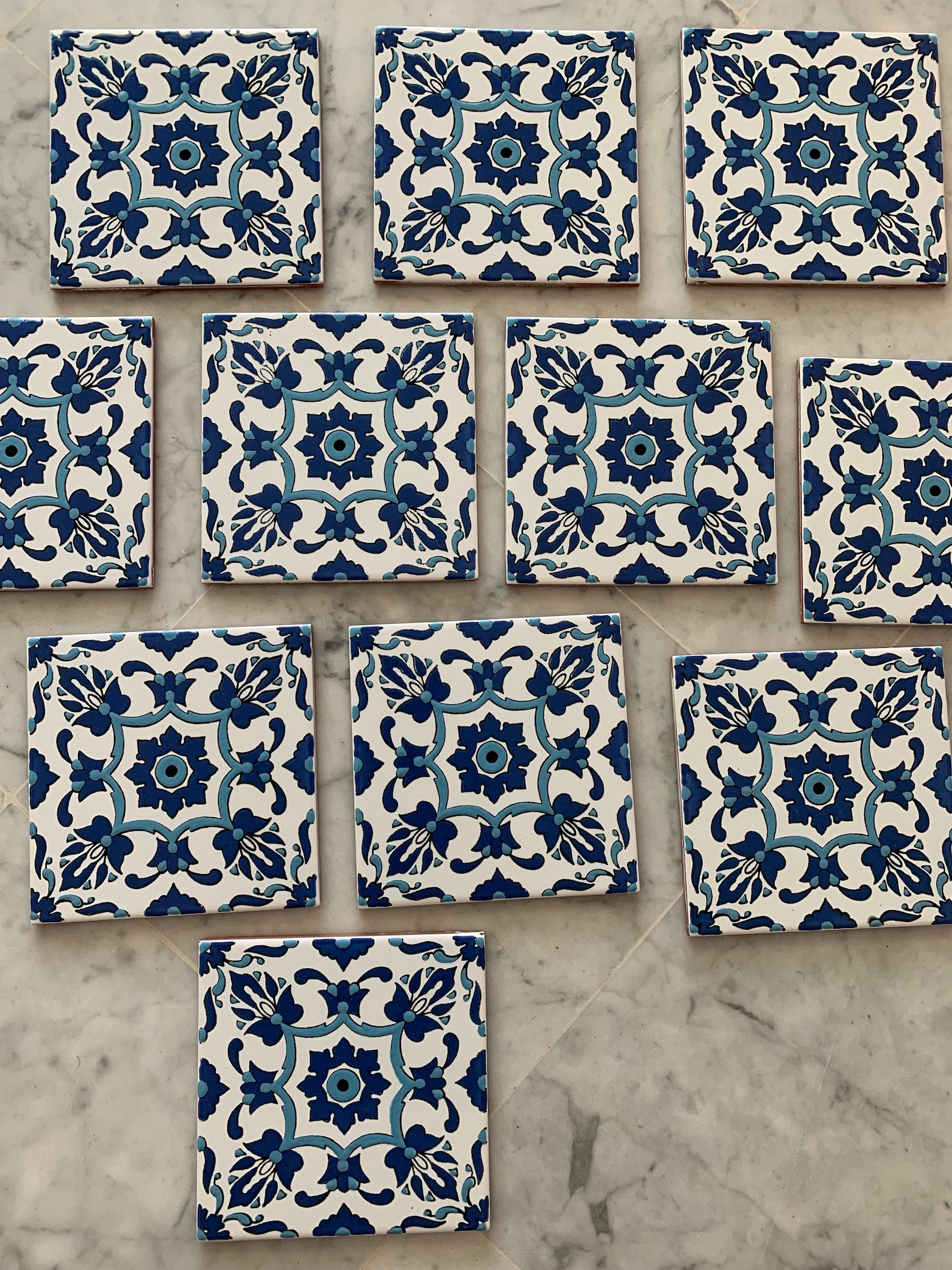 6X6 Mediterranean Ceramic Tiles - Etsy