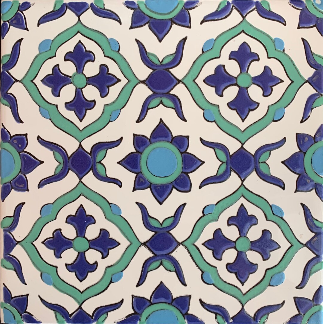 Mediterranean Ceramic Tiles Kitchen Tile Handmade Tile Hand Painted ...