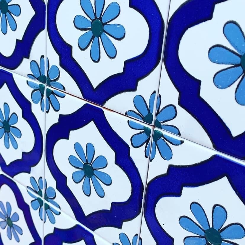 4X4 Mediterranean Moroccan Ceramic Tiles Backsplash Mosaic Tiles Pool ...