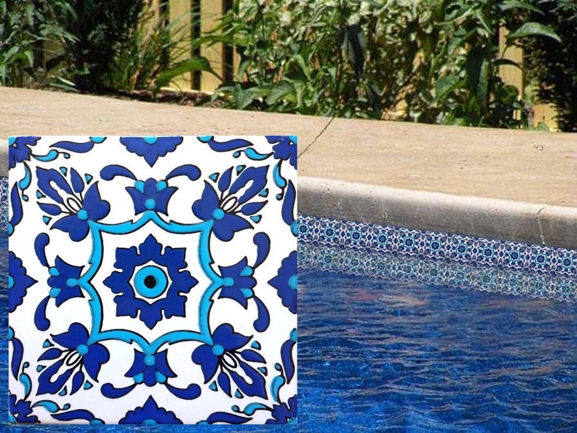 6X6 Mediterranean Ceramic Tiles - Etsy