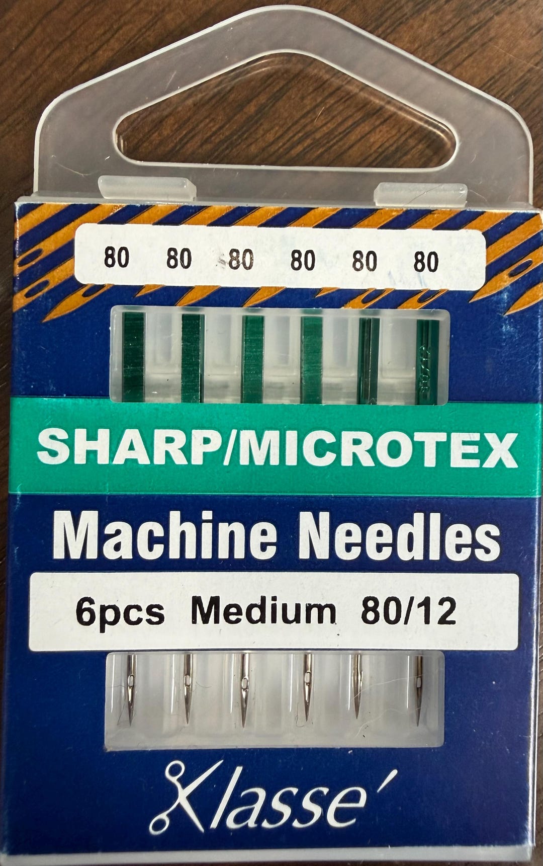 Klasse Machine Needle Sharps Size 80/12 6pc - Etsy