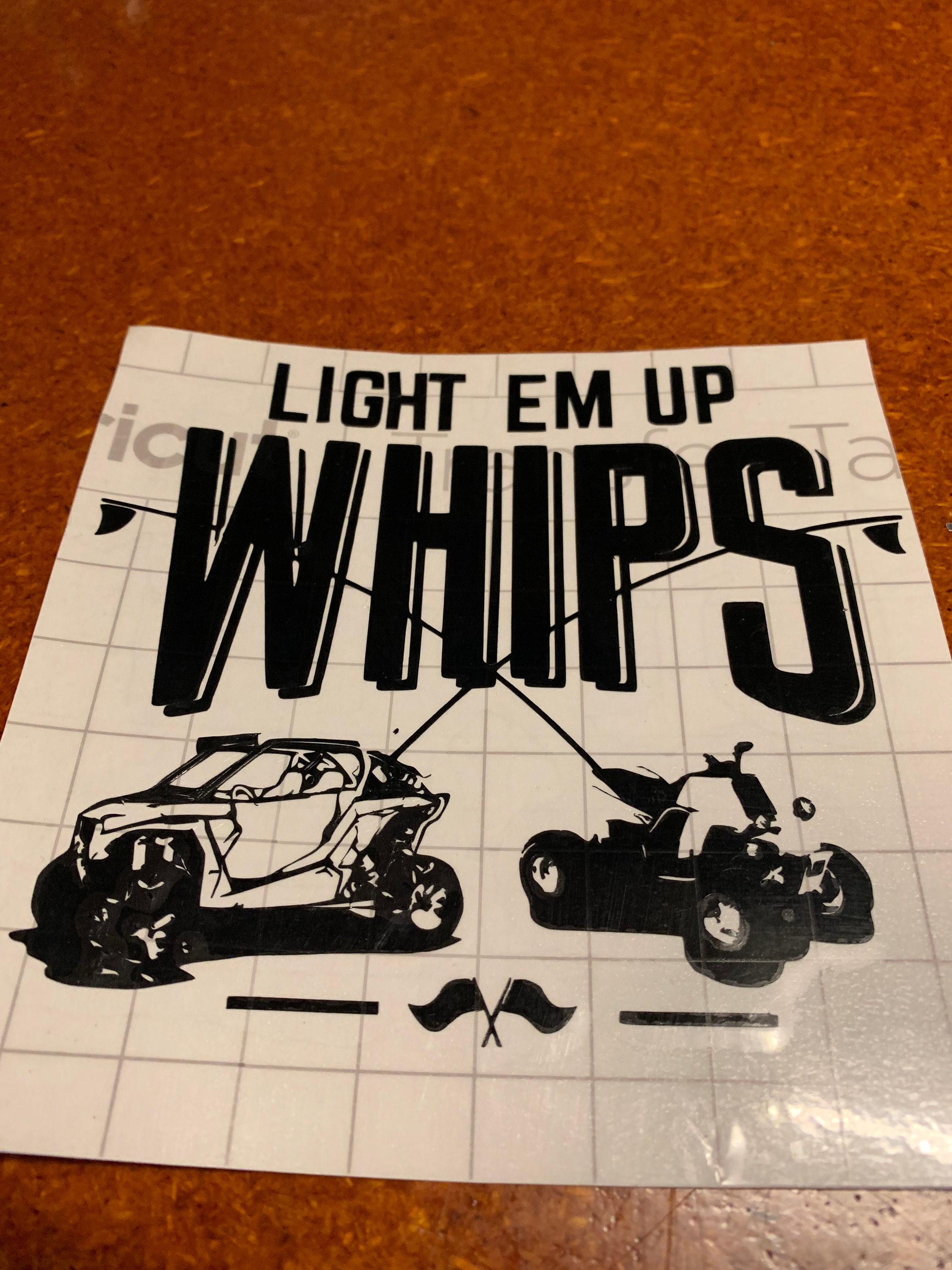 Light Em Up Whips Sticker | Etsy