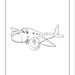 10 Airplane Coloring Pages for Kids! Printable Digital Download - Etsy