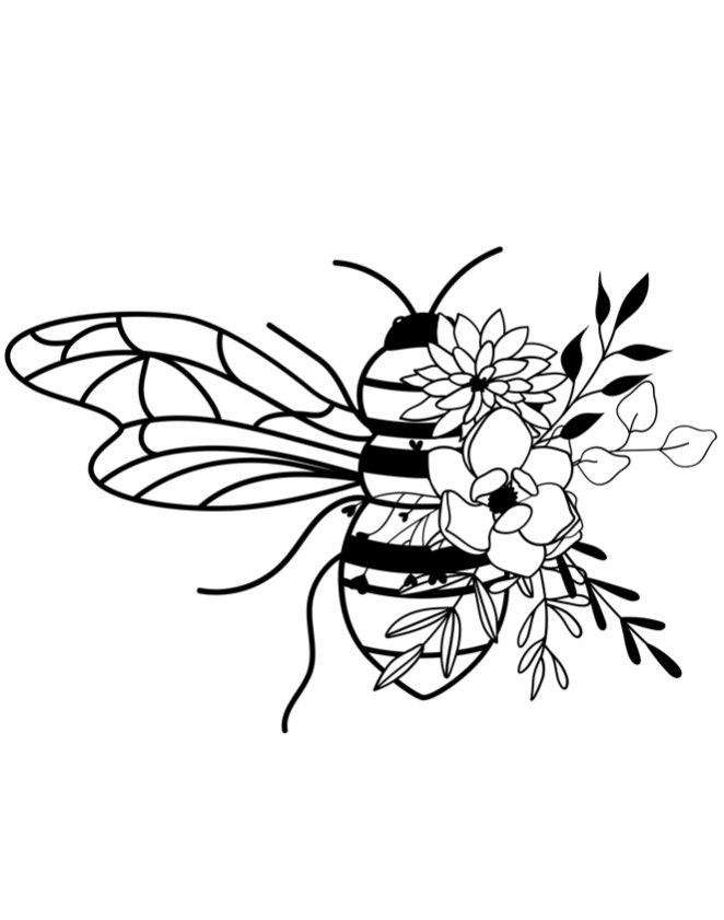20 Floral Coloring Pages, 20 Printable Flower Coloring Pages, Stress ...