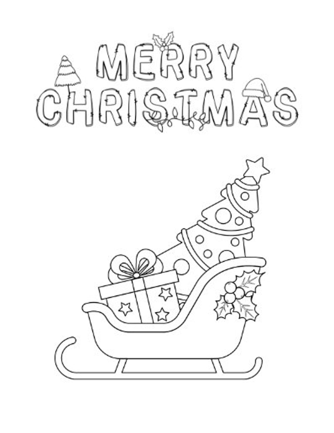 40 Christmas Coloring Pages, 40 Printable Christmas Coloring Pages for ...