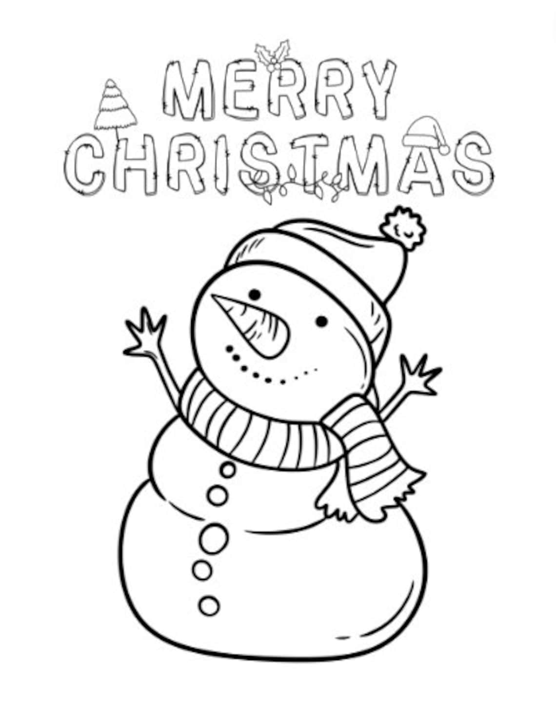 40 Christmas Coloring Pages, 40 Printable Christmas Coloring Pages for ...