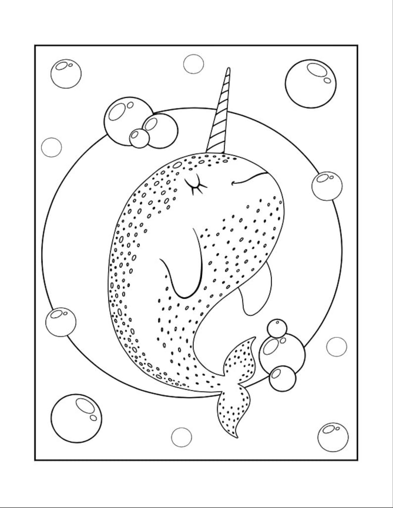 10 Sea Creatures Coloring Pages for Kids! - Etsy