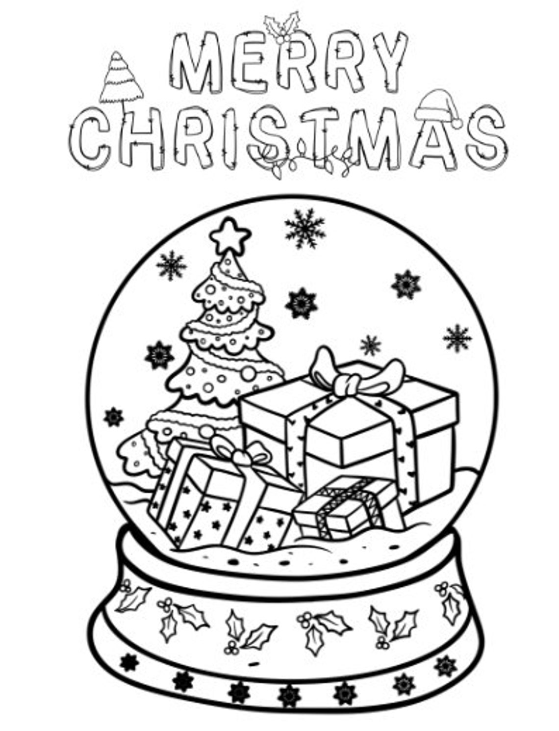 40 Christmas Coloring Pages, 40 Printable Christmas Coloring Pages for ...
