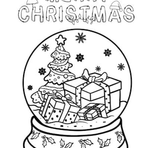 40 Christmas Coloring Pages, 40 Printable Christmas Coloring Pages for ...