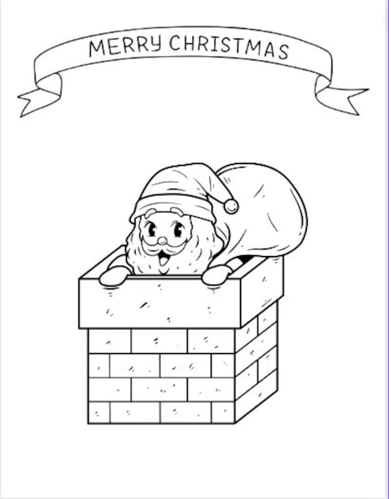40 Christmas Coloring Pages, 40 Printable Christmas Coloring Pages for ...