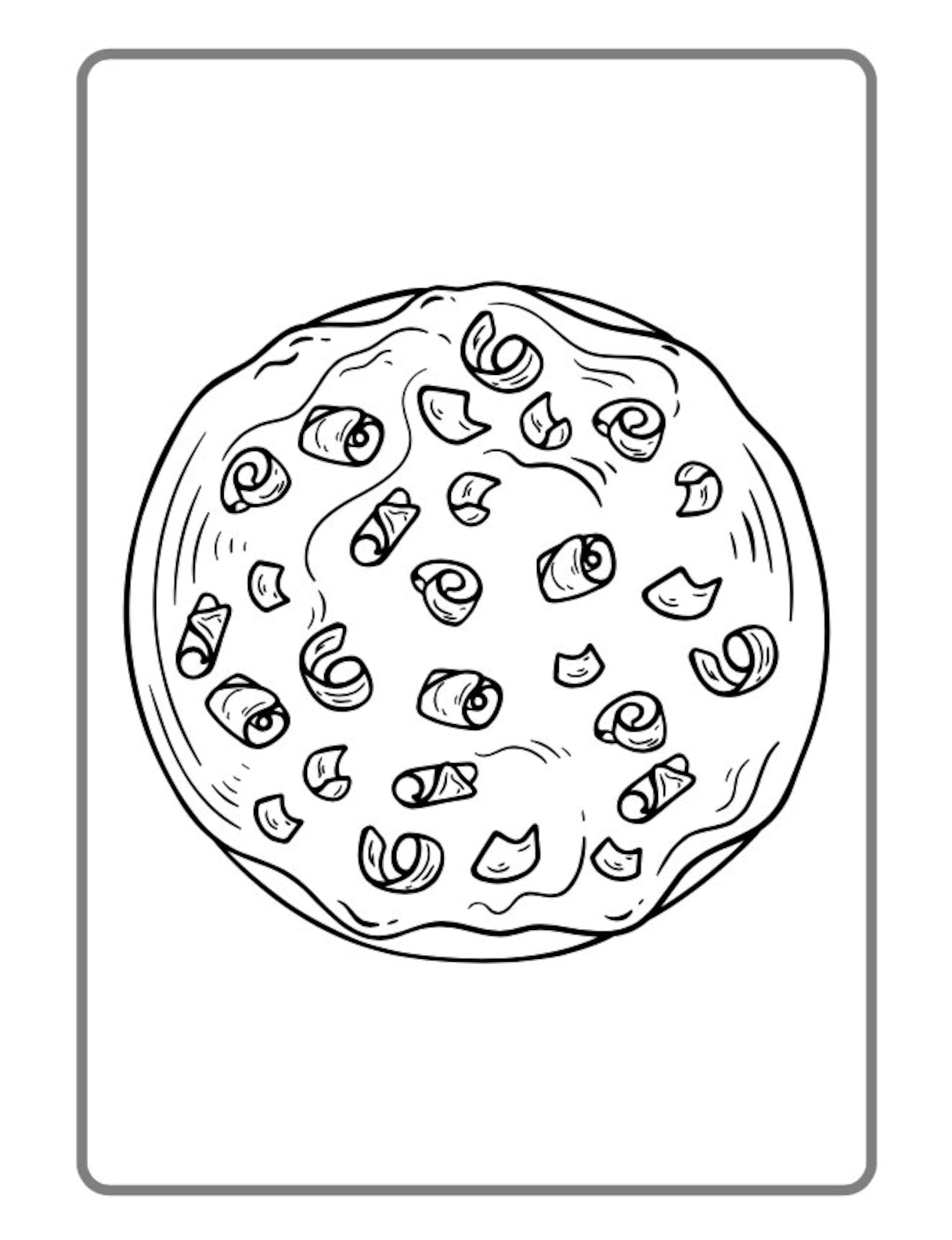 20 Donut Printable Coloring Pages! Digital Download - Etsy