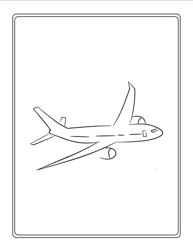 10 Airplane Coloring Pages for Kids! Printable Digital Download - Etsy