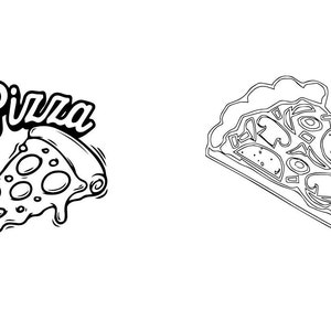 50 Pizza Coloring Pages for Kids, Printable Coloring Pages for Children ...