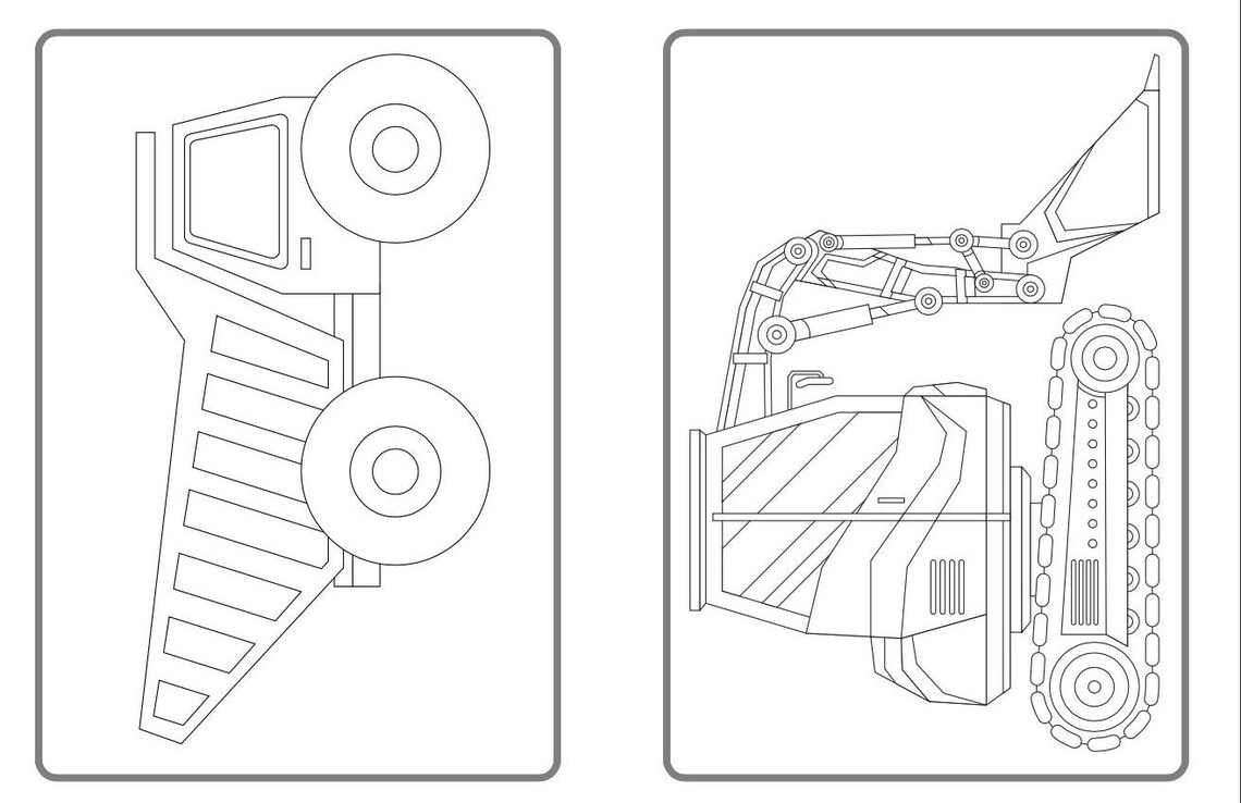 40 Construction Coloring Pages, Printable Color Pages for Children ...