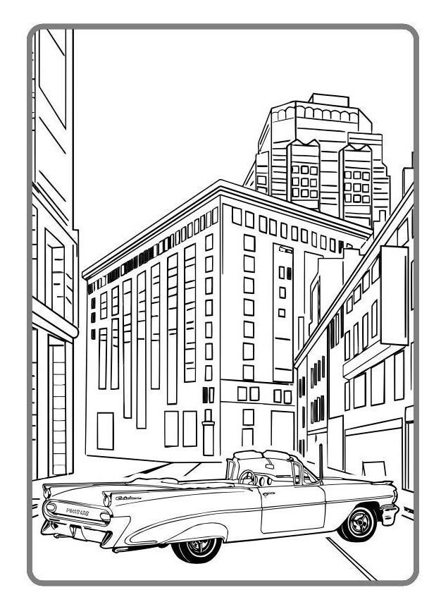 40 Car Coloring Pages, 40 Coloring Pages for Children and Adults ...