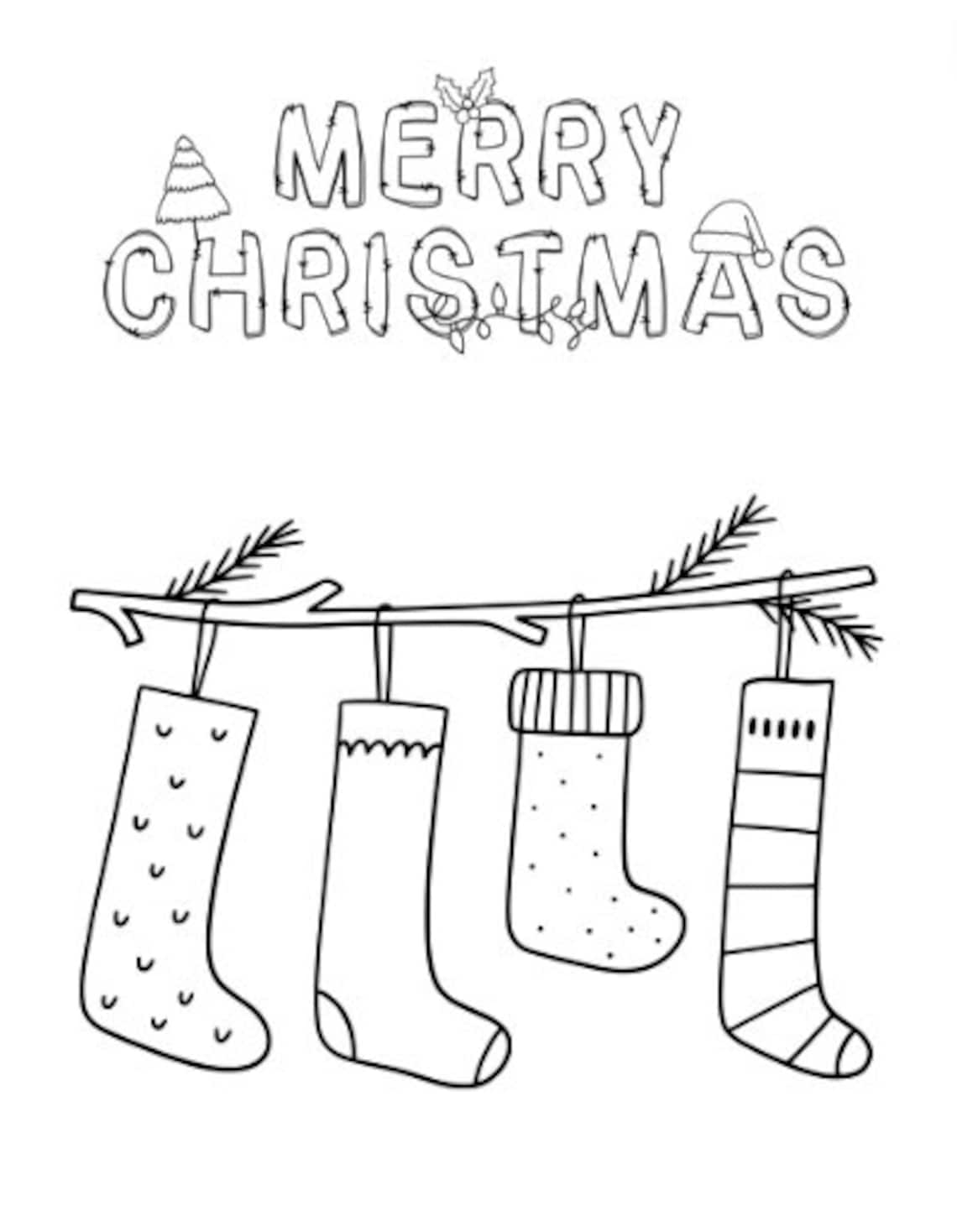 40 Christmas Coloring Pages, 40 Printable Christmas Coloring Pages for ...