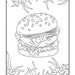19 Burger Coloring Pages Printable Digital Download! - Etsy