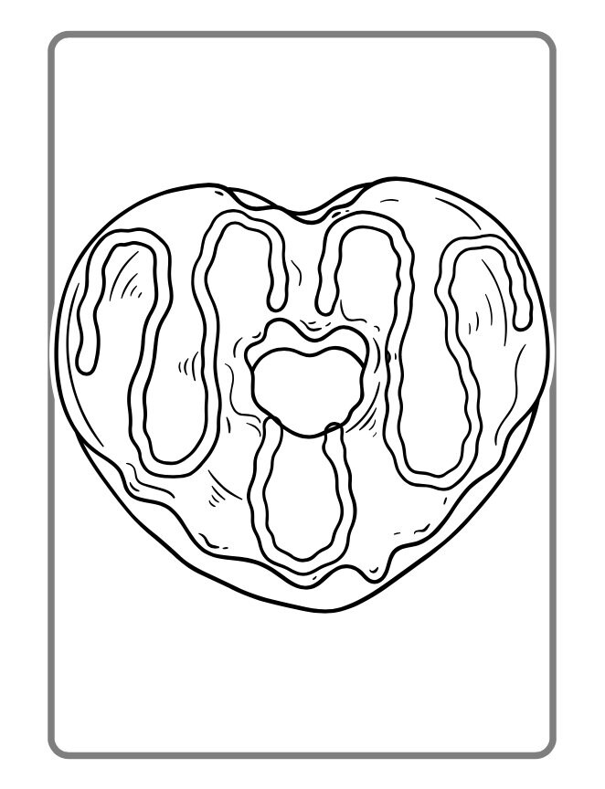 20 Donut Printable Coloring Pages! Digital Download - Etsy