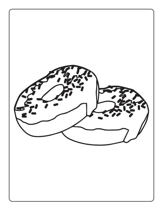 15 Dessert Coloring Pages! Printable Digital Download - Etsy