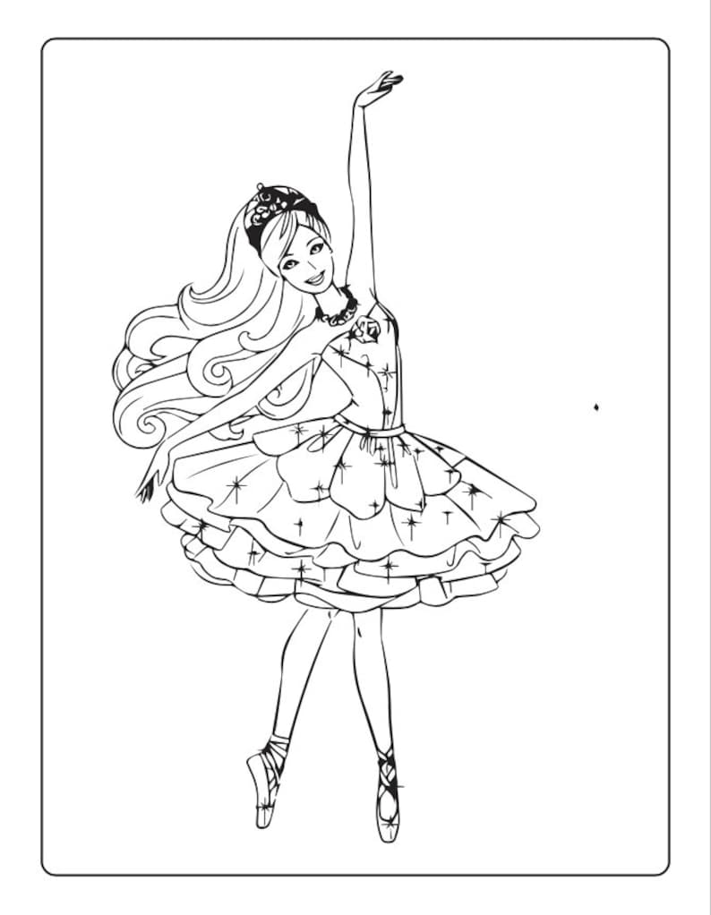 15 Dancing Coloring Pages! Printable Digital Download - Etsy