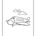 10 Airplane Coloring Pages for Kids! Printable Digital Download - Etsy