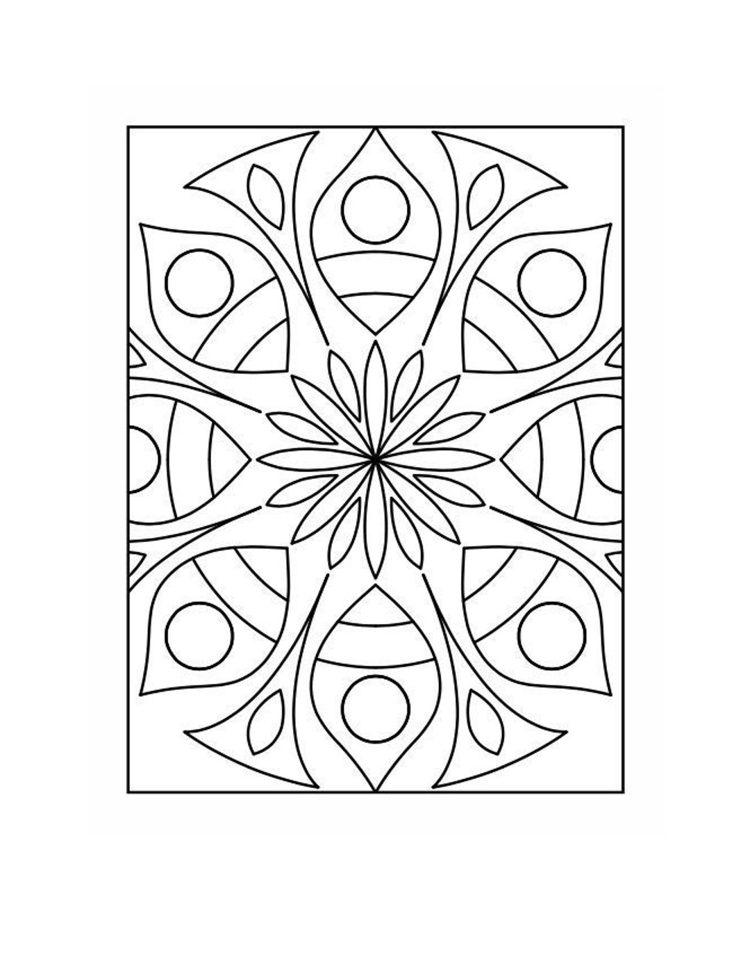 20 Mandala Coloring Pages! Printable Digital Download - Etsy