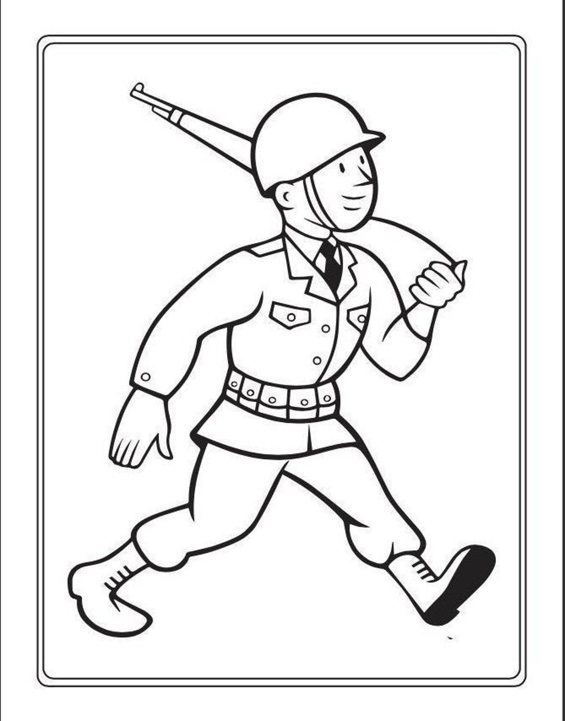 25 Army Coloring Pages for Kids, Printable Coloring Pages for Children ...