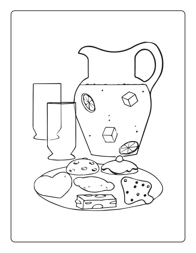 15 Dessert Coloring Pages! Printable Digital Download - Etsy