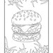 19 Burger Coloring Pages Printable Digital Download! - Etsy