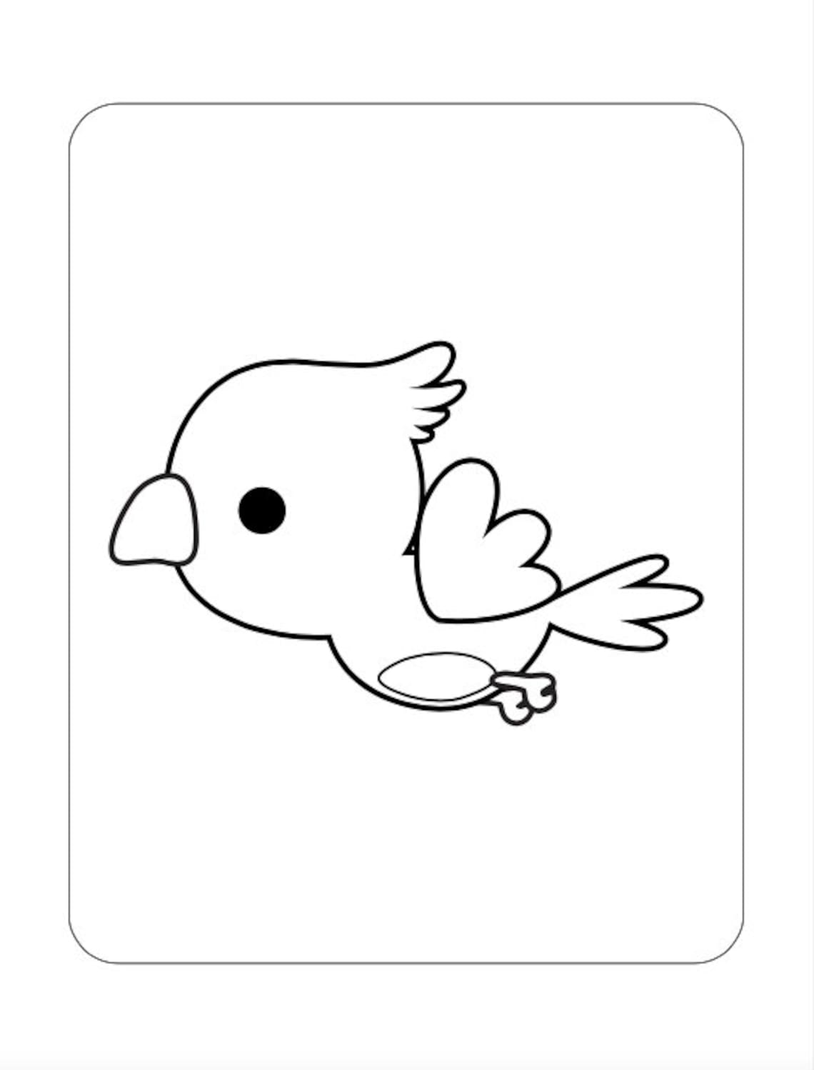 20 Bird Coloring Pages Printable Digital Download Coloring Book Pages ...