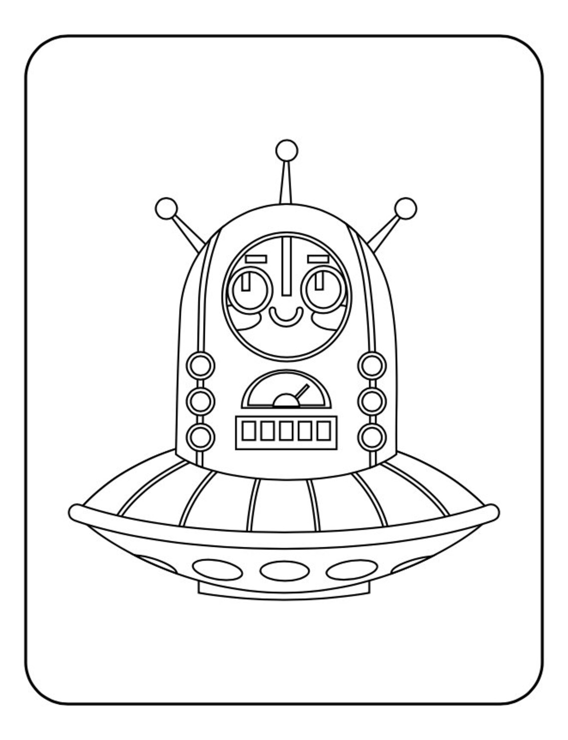 20 Robot Printable Coloring Pages for Kids Digital Download - Etsy