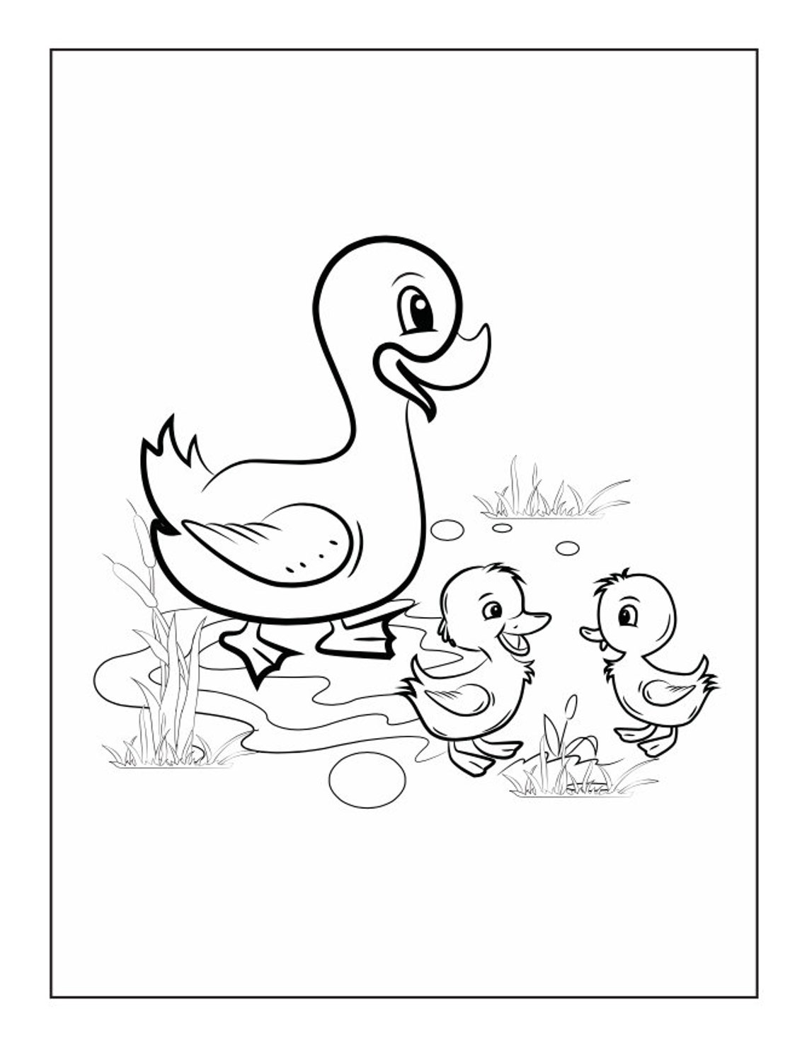 20 Duck Coloring Pages for Kids! Printable Digital Download - Etsy