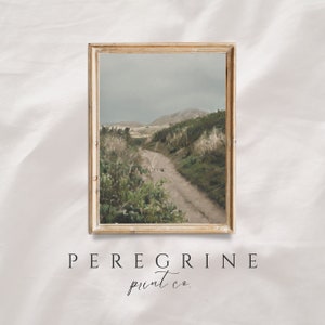 Beach Walk Print Landscape Print Instant Digital Download Oil Painting ...