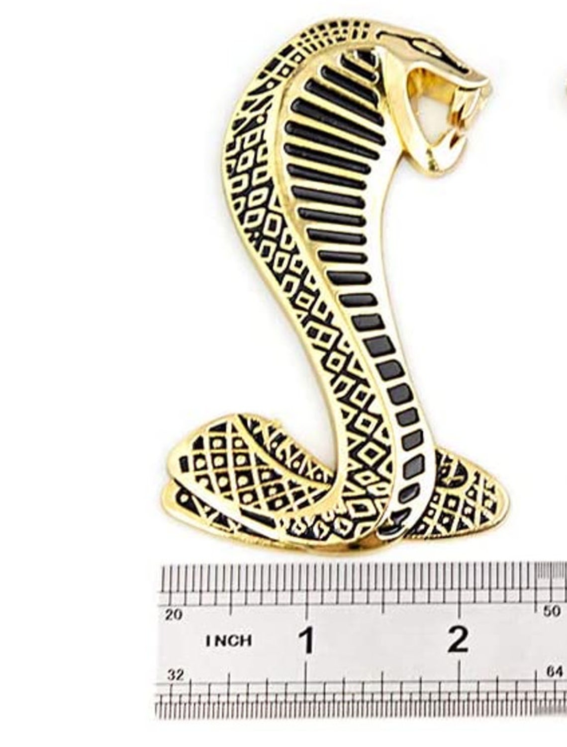 3D Metal Logo Super Snake Cobra Badge Emblem Front Hood Grille | Etsy