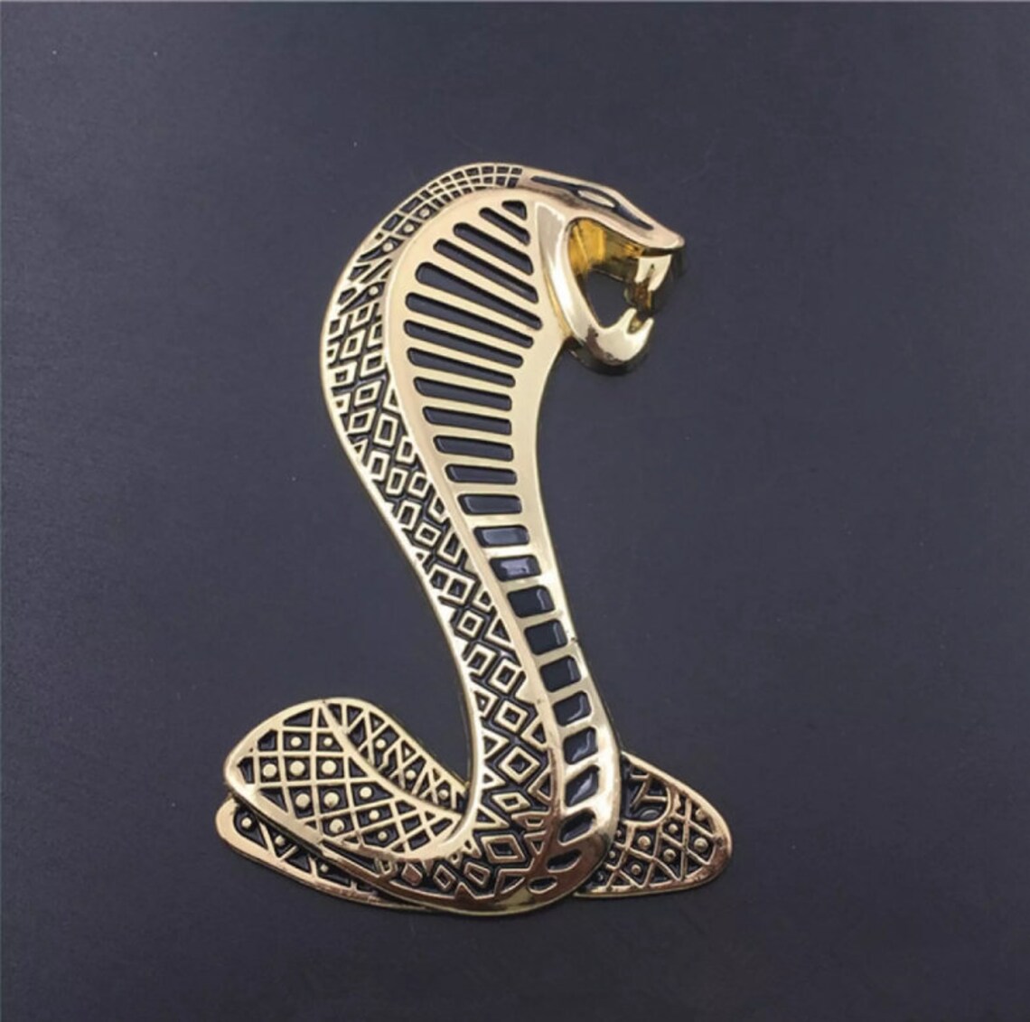 3D Metal Logo Super Snake Cobra Badge Emblem Front Hood Grille | Etsy