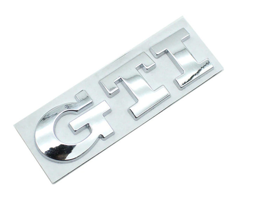 3D GTI Logo Automotive Car Badge Emblem Decal Rear Trunk | Etsy
