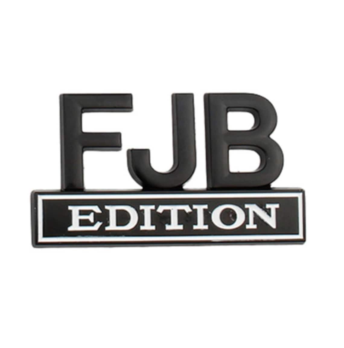 FJB EDITION 3D Badge Car Automotive Truck Sticker Side Tail - Etsy