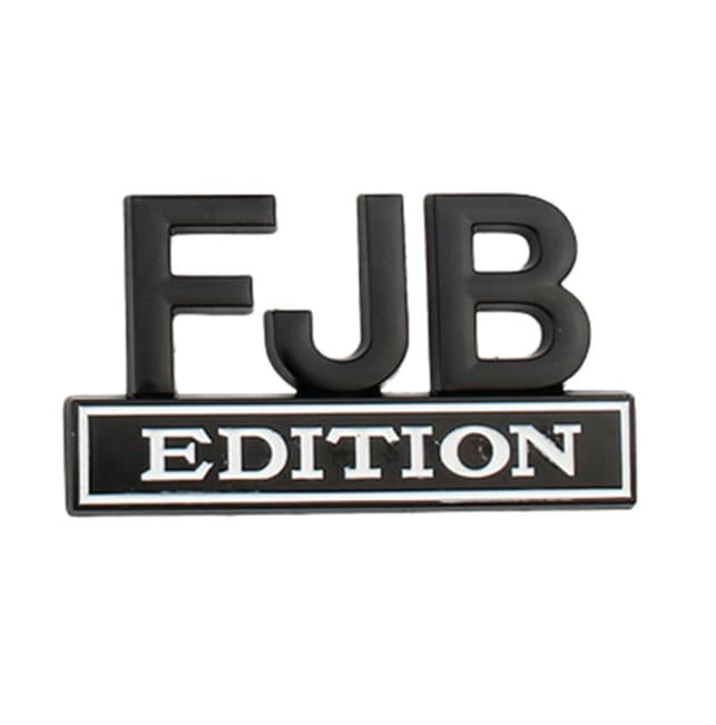 FJB EDITION 3D Badge Car Automotive Truck Sticker Side Tail Emblem ...
