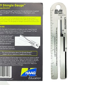 Haag Panel Membrane Gauge & Shingles 1/12 4/09 Gauge Engineering Combo ...