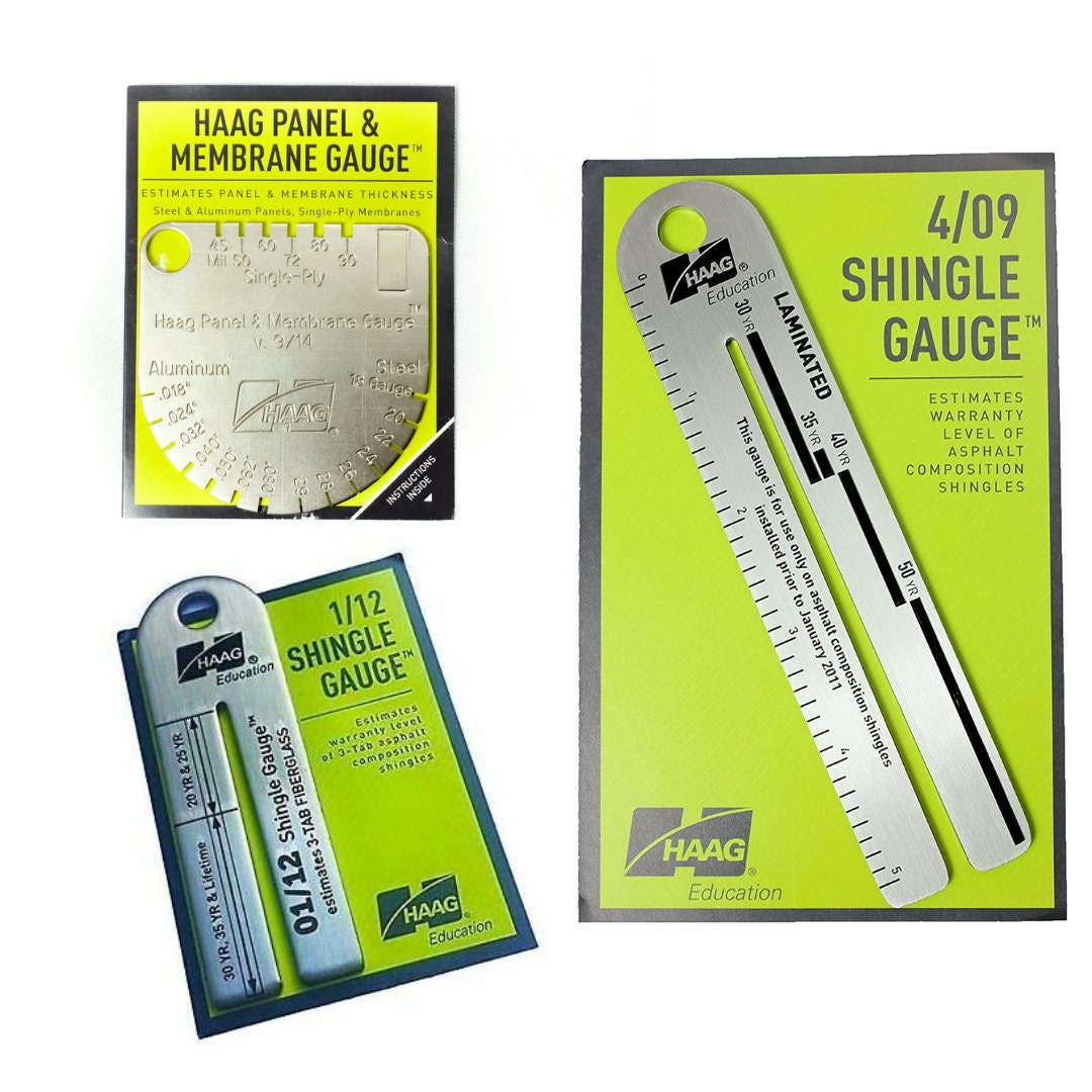 Haag Panel Membrane Gauge & Shingles 1/12 4/09 Gauge Engineering Combo ...