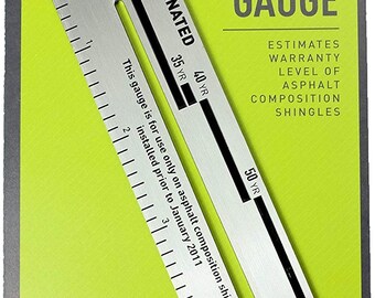 Haag Shingle Gauge, Shingle Gauge Tool, 1/12 Shingle Gauge, Haag 12/1 ...