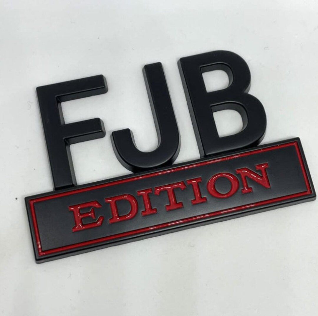 FJB EDITION 3D Badge Car Automotive Truck Sticker Side Tail Emblem ...