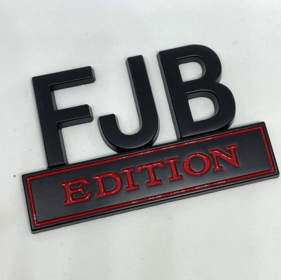 FJB EDITION 3D Badge Car Automotive Truck Sticker Side Tail - Etsy