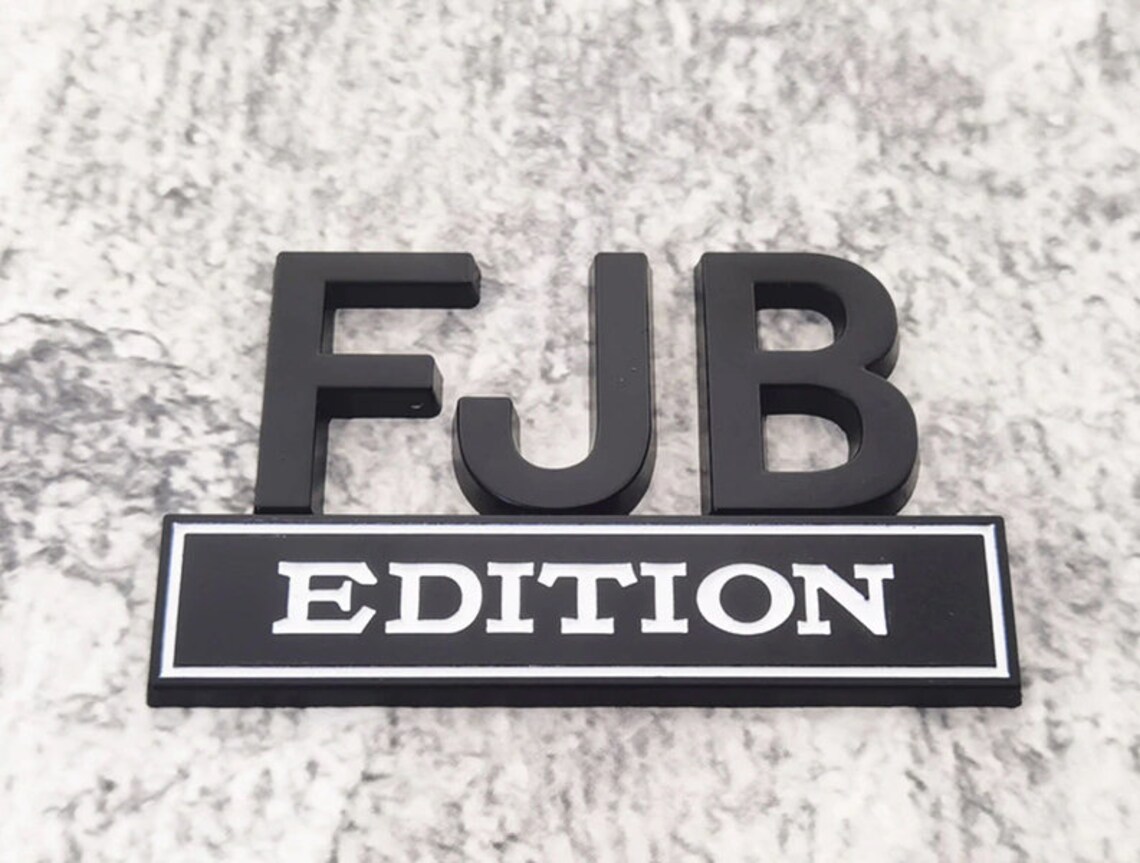 FJB EDITION 3D Badge Car Automotive Truck Sticker Side Tail - Etsy